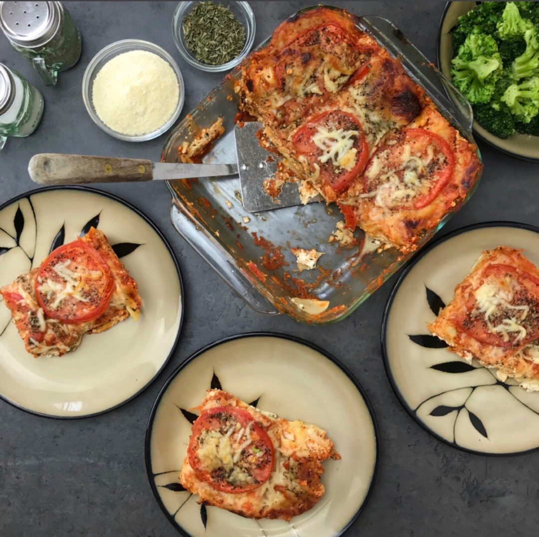 Simple 6-ingredient Lasagna - Heather Mangieri Nutrition