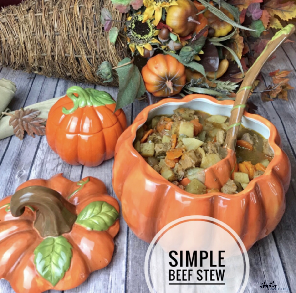 Simple Beef Stew - Heather Mangieri Nutrition