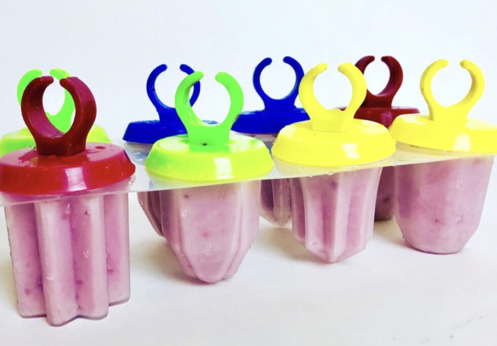 Greek Yogurt Cherry Ring Pops - Heather Mangieri Nutrition