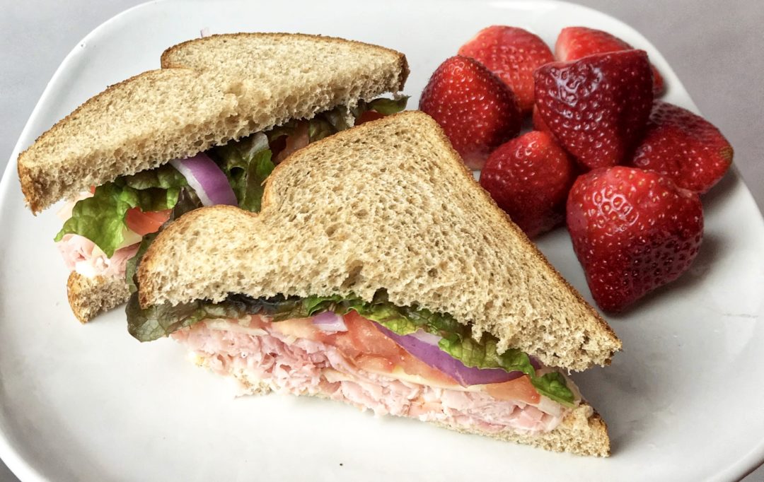 Ham and Swiss on Whole Wheat - Heather Mangieri Nutrition