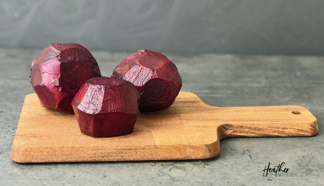 Sliced Roasted Beets - Heather Mangieri Nutrition