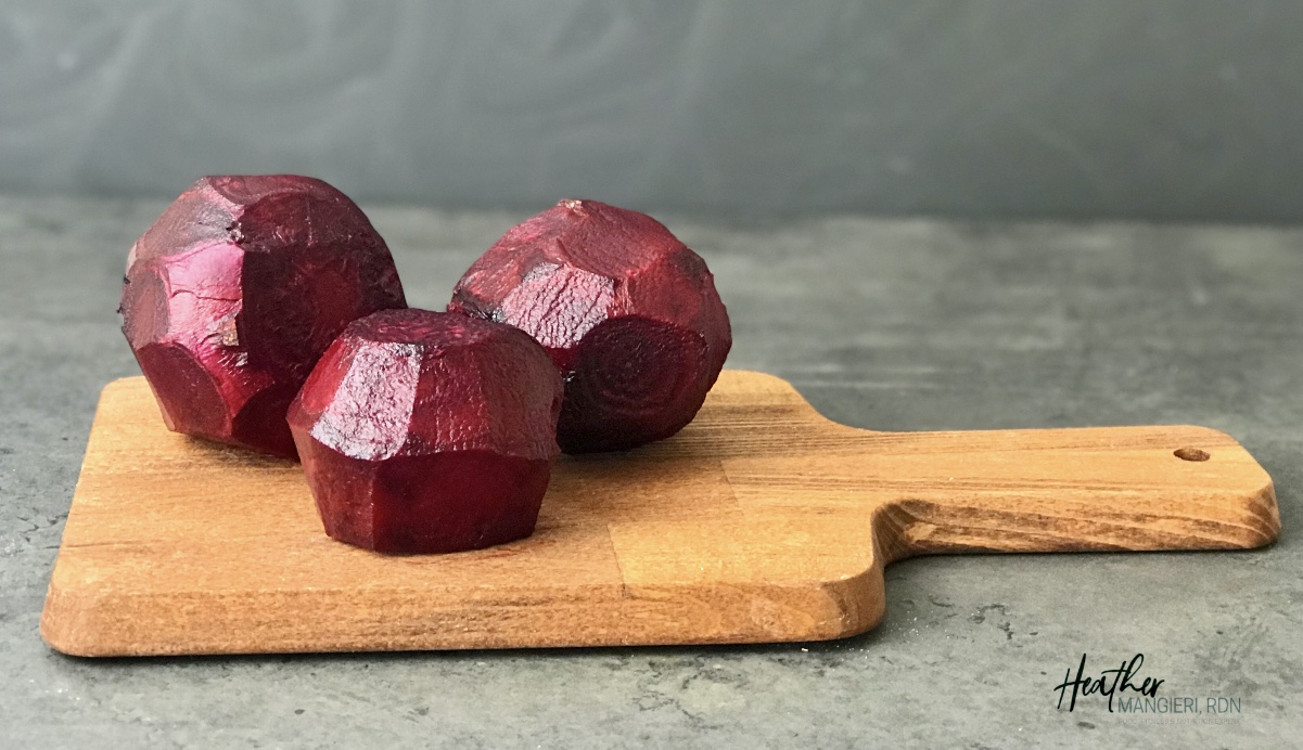 Sliced Roasted Beets - Heather Mangieri Nutrition