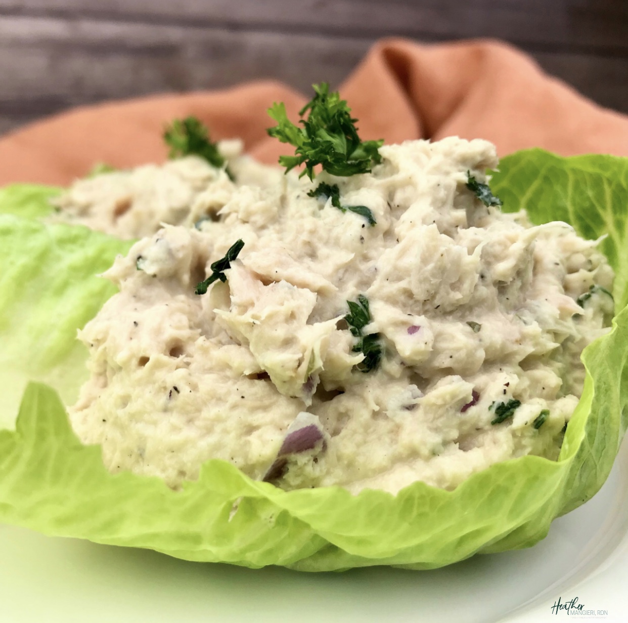 Simple Tuna Salad - Heather Mangieri Nutrition