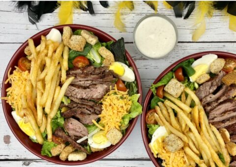 Pittsburgh-Style Steak Salad - Heather Mangieri Nutrition